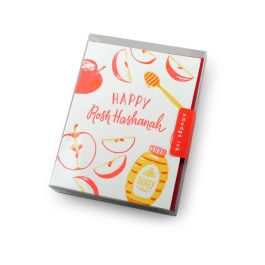 Boxed Rosh Hashanah Cards: Sweet Apples