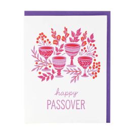 Passover Notecard: Four Cups